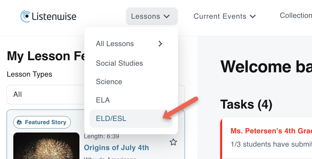 What is the ELD Lesson Library? – Listenwise Support Center
