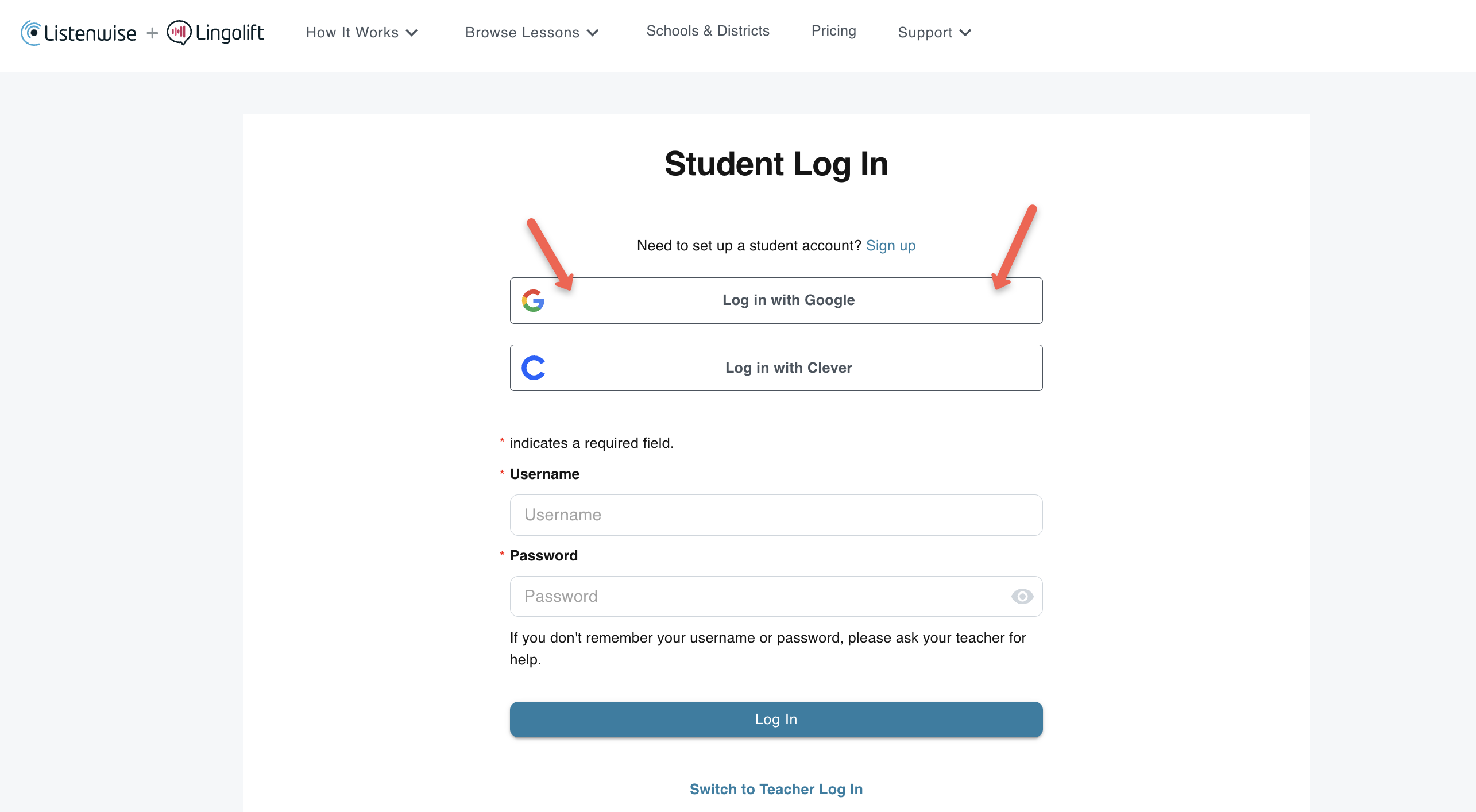 My student's teacher uses Google Classroom. How do we login ...