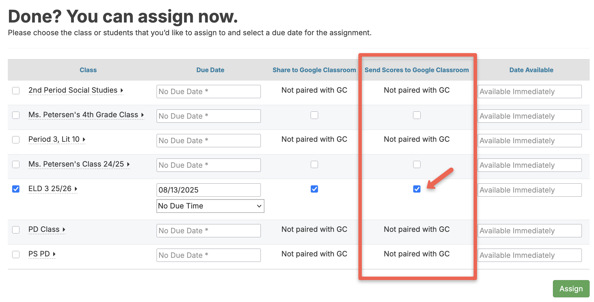 How to Post Assignments to Google Classroom – Listenwise Support Center