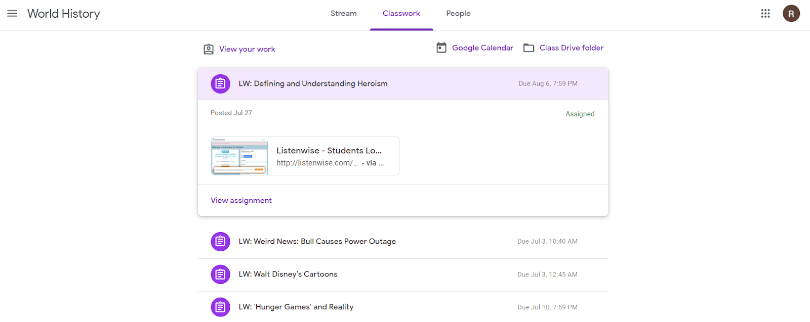 How to Post Assignments to Google Classroom – Listenwise Support Center